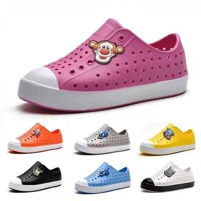 Kids Cave Shoes Summer New Boys Girls Garden Clogs EVA Slip-