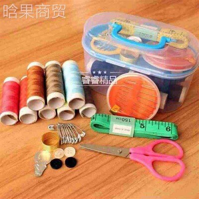 portability household stitching box sewing kit needlework