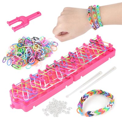 DIY Rainbow Rubber Bands Refill Kit Elastiekjes Bands with P