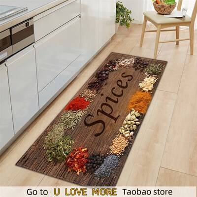 Modern Kitchen Mat Home Entrance Doormat Hallway Bedroom Liv