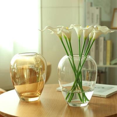 Japanese glass vase flower applicator floral bottle ornament