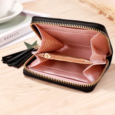 2023 Women Small Wallet Ladies Mini Tassel Wallet Cute Girl