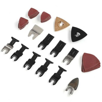 102Pcs Multitool Blades Kit Triangular Finger Sandpaper Osci