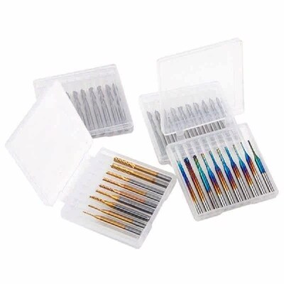 End Mill Engraving Bits Set Nano Blue Coated CNC Router