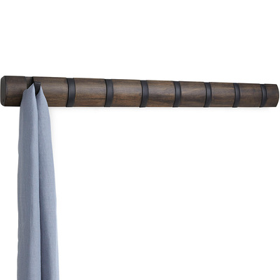 umbra装饰挂钩创意墙面挂衣钩玄关卧室实木衣帽钩壁挂墙壁挂包架