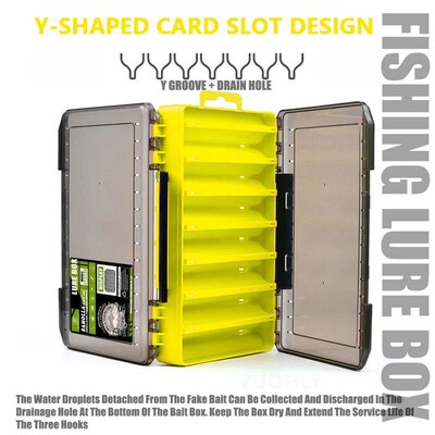 New Fishing Tackle Box 14 Compartments Carp Fishing Accessor