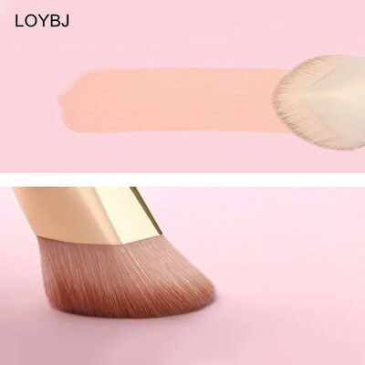 LOYBJ 1/2Pcs Foundation Makeup Brush Oblique Head Liquid