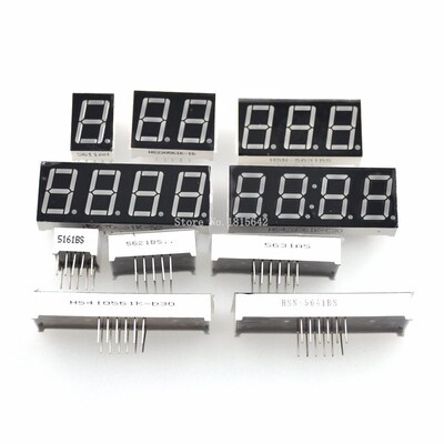 5PCS 0.56inch LED display 7 Segment 1 Bit/2 Bit/3 Bit/4 Bit