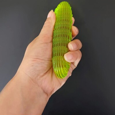 12cm Green Worm Big Fidget Toy Stress Relief Toys Morphing W