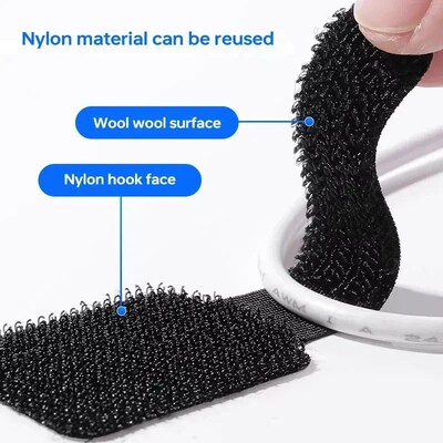 Reusable Cable Ties Fastening Wire Organizer Cord Rope Holde