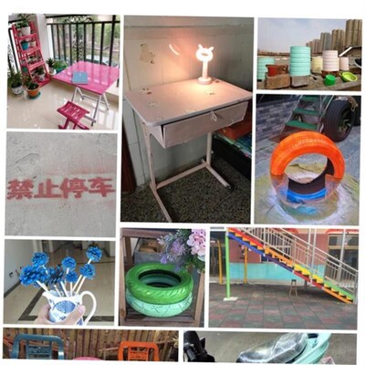 Jianxin paint brush electric car dark gold from spray paint