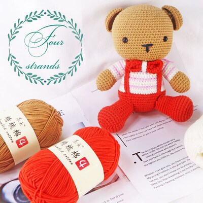 Milk Cotton Yarn Comfortable Wool Blended Thread Apparel Sew