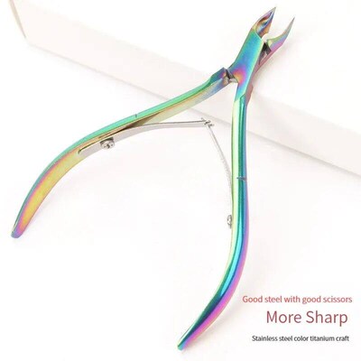 Colorful Nail Cuticle Nipper Clipper 1 Pcs Colorful Scissor