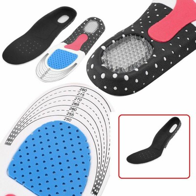 Men Gel Orthotic Sport Running Insoles Insert Shoe Pad Arch