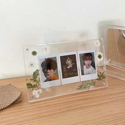 Acrylic Photo Frame Transparent Magnetic Picture Frame Kpop