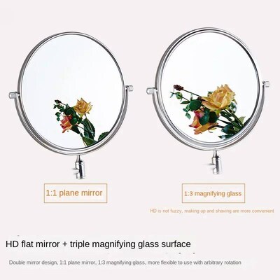 Dressng Mrror Wall Mounted 8 nch Magnfyng Two-sdes Mrror Spa