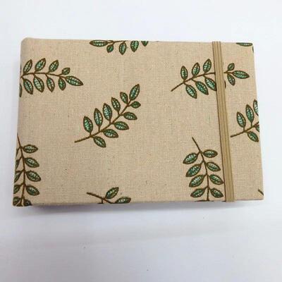 New elastic band cloth photo album simple flowers horizontal