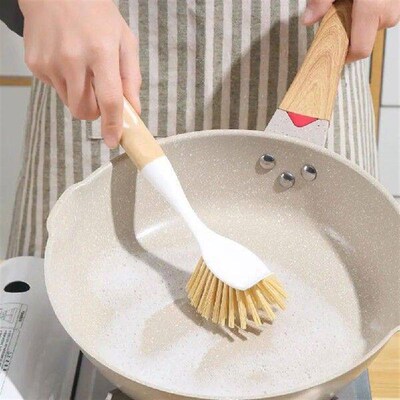 Dish Brush with Hanging Hole Pot Brush with Long Ergonomic