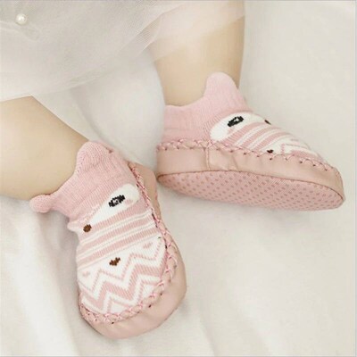 New Baby Socks With Rubber Soles Infant Sock Newborn Autumn