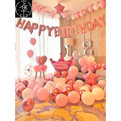 Happy Birthday Balloon Foil Balloons Birthday  Party Baloon