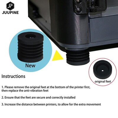Feet For For Bambu Lab P1S Bambulab X1 Carbon Anti Vibration