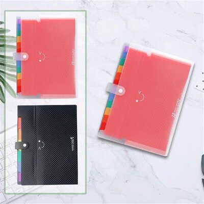 7/13 Compartments A4 File Folder With Labels Storage Of