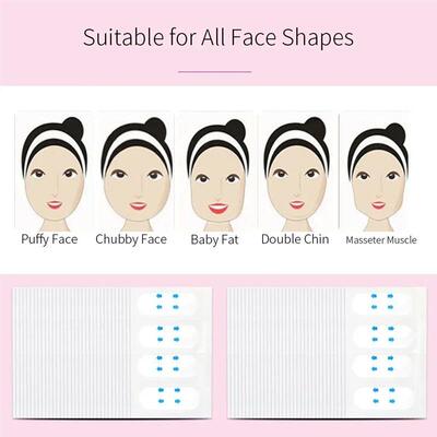 40Pcs/10Sheets V Lift Face Sticker Invisible Makeup Adhesive