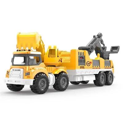 Simulation Alloy Inertial Excavation Rescue Vehicle Trailer