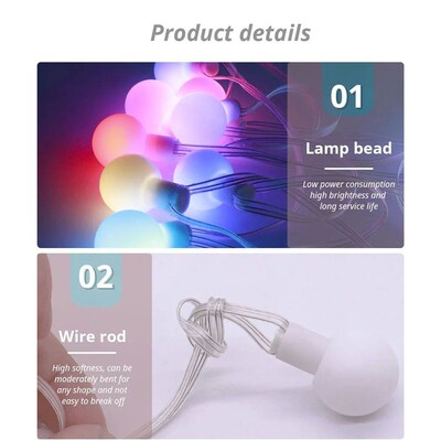 WS2812B Lights Christmas Ball Bubble WS2812 30/60leds/m Addr