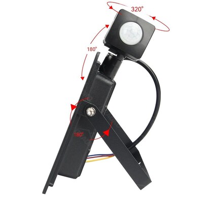 LED Floodlight PIR Motion Sensor White/Warm White IP66 AC220