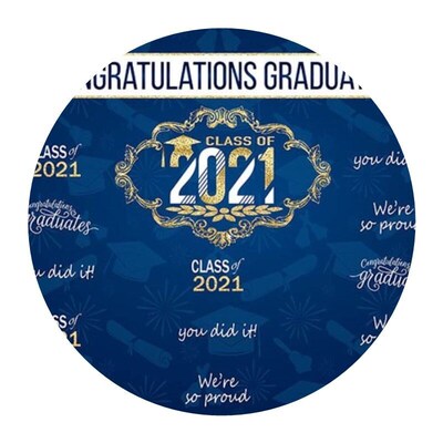 2021 Congratulations Graduates Party Background Photography