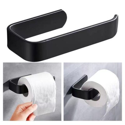 Toilet Paper Holder Tissue Rack Wall Mounted Bathroom Kitche