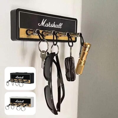 Key Storage Holder Rack Pluginz Guitar Plug Keychain Holder