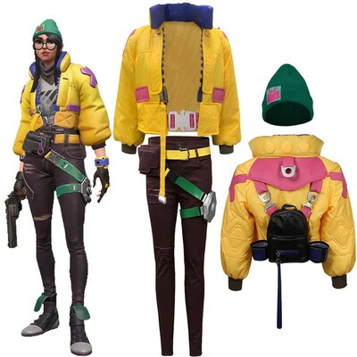 Killjoy Cosplay Women Costume Game Valorant Roleplay Fantasi