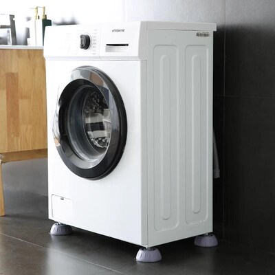 Universal Washing Machine Base Stand with Adjustable Feet, P