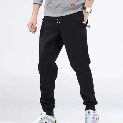 Winter Lambswool Warm Casual Pants Mens Fitness Jogging Swe