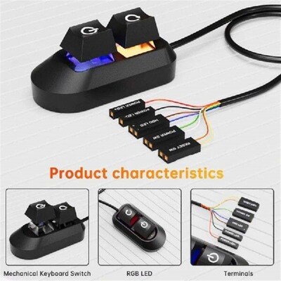 Computer Desktop Switch PC Motherboard External Start Power
