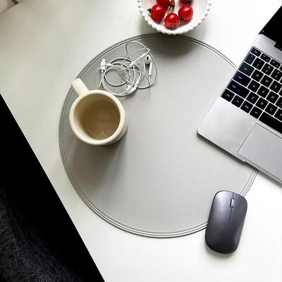 PVC faux leather placemat, 38cm, Nordic style, coaster