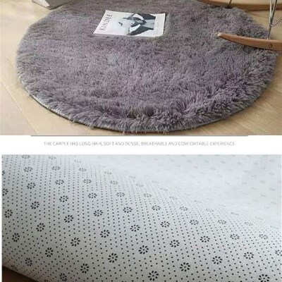 Plush round carpet living Room Decoration Childrens Bedroom