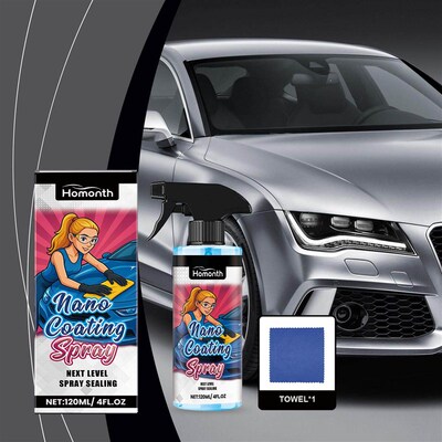 HOMONTH Auto Nano Coating Spray Kit - Mirror Finish Brighten