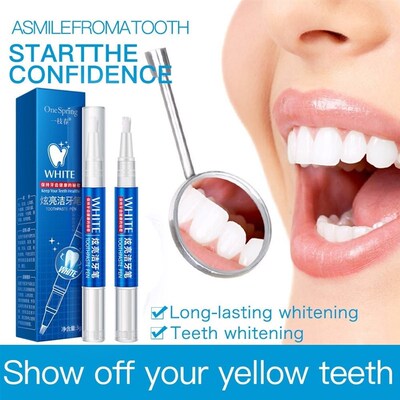 Teeth Whitening Gel Remove Yellow Teeth Whitening White Pen