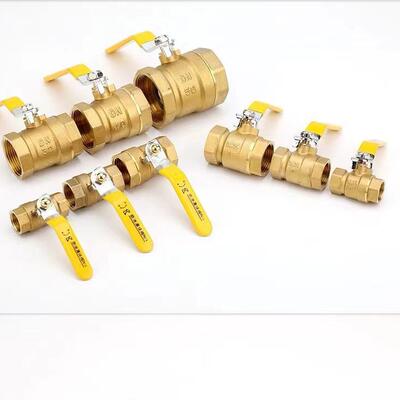 美标丝N阀T螺纹黄铜JPN球黄铜内P外水阀开关