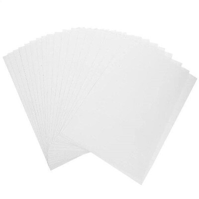 20pcs Photo Film A4 Size Double Sided Adhesive Sheets Self