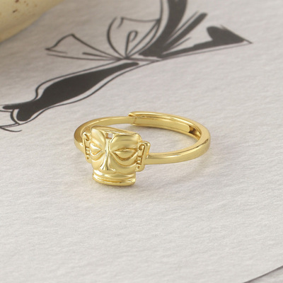 Newly Arrived Ethnic Artist Women Ring Human Face Abstract G