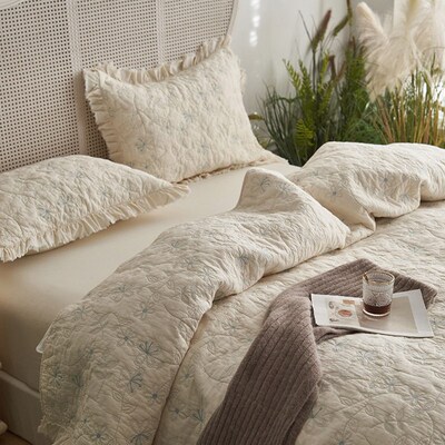2025 tton Dense Quilted Finished Enzyme Washable Multi-funct