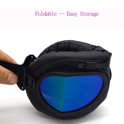 evomos Motorcycle Goggle WWII Vintage Retro Goggles Pilot Bi