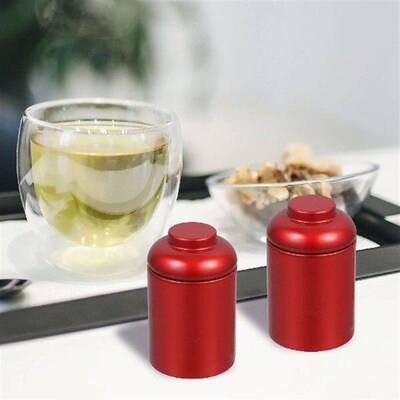 Tea Gift Box Loose Leaf Canisters Tinplate Candy Holder