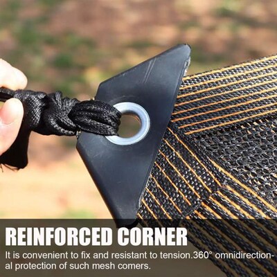 Black 12 Pin Thick Anti-UV PE Shading Net Greenhouse Succule