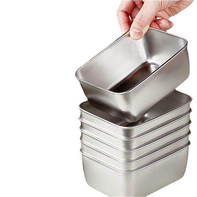 【Free Shipping】304 Stainless Steel Food Storage Box, Bento
