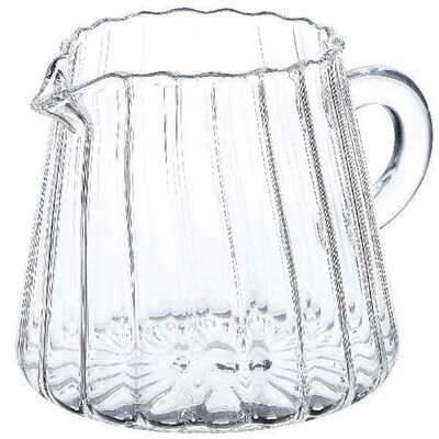 Water Bottle Small Milk Jug Clear Cup Syrup Pitcher Frother